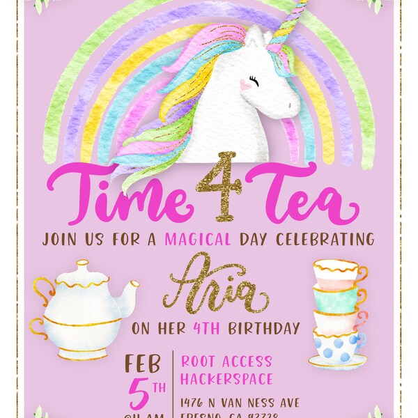 Unicorn Watercolor Clipart, Rainbow Clipart, Magical Unicorn Graphics ...