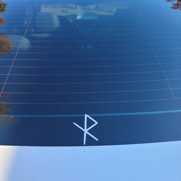 Safe Travels Bind Rune Vinyl Decal - Viking Symbol Bindrune - Die Cut ...