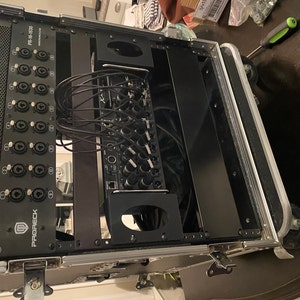 Improved Rack Ears pair, Recess OR Flush Mount With Ventilation Grid ...