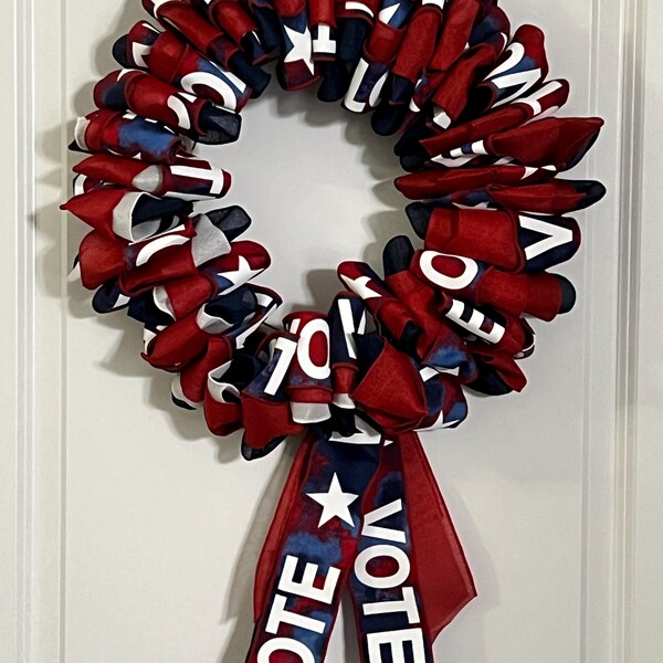 Patriotic Ribbon, Vote Ribbon, USA Ribbon, America Ribbon, Red White ...