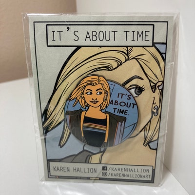 It's About Time Pin - Etsy Australia