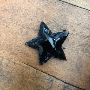Obsidian Crystal Star - Etsy
