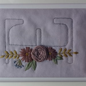 Alphabet Embroidery PDF Pattern, Instant Digital Download, Letter ...