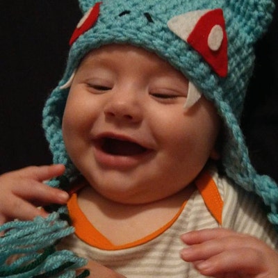 Crochet Bulbasaur Beanie/hat - Etsy