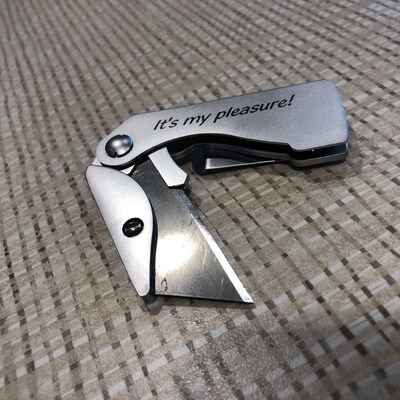 Personalized Gerber EAB Utility Pocket Knife Box Cutter Custom Made ...