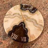 Buy Resin Wall Clock Resin Art Clock Oversized Wall Modern Wall Online ...