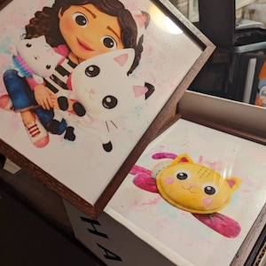 Gabby Dollhouse Poster Room Decor, Custom Name Digital Print, Gabby ...