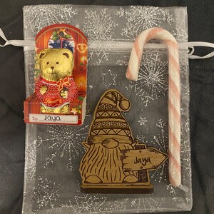 Christmas Personalised Gonk Decorations Place Names - Etsy UK