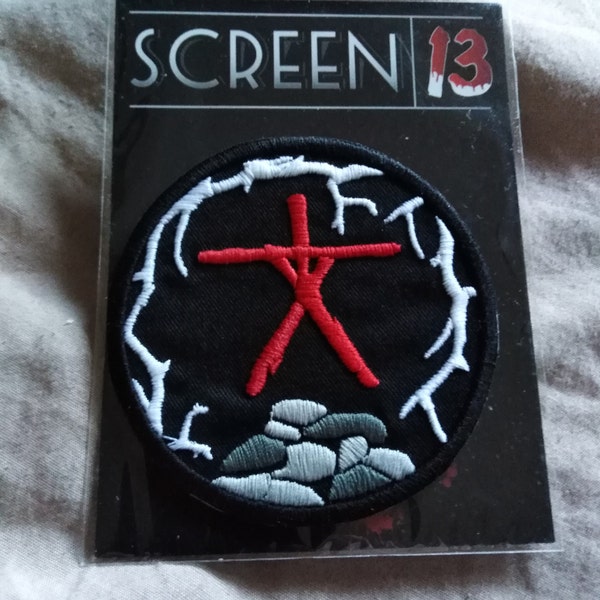 Stickman Embroidered Patch. Horror Movie Inspired Patches. Iron on ...