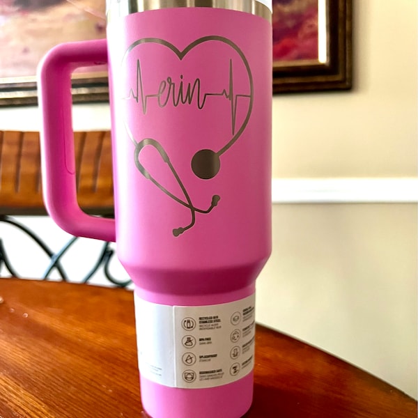 Personalized Gift for a RN | Customized Stanley Cup | Custom RN Gift ...