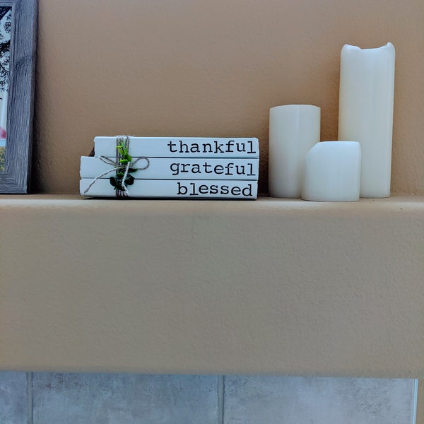 Seasonal Stamped Book Stack Set - Etsy