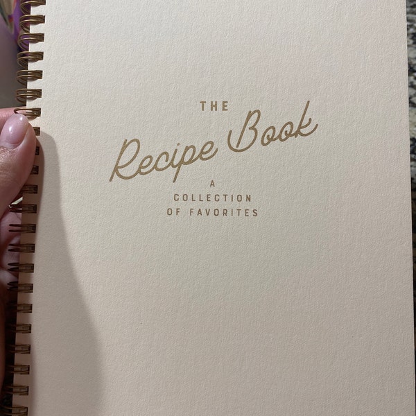 Retro Recipe Book - Recipe Book | Family Recipes | Keepsake Book ...