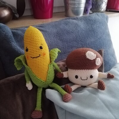 ASPARAGUS Crochet Pattern PDF Amigurumi Asparagus Spears. - Etsy