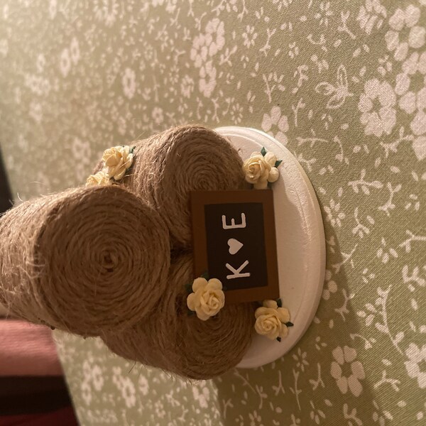 Sunflower Hay Bale Cake Topper Country Wedding Cake Topper Farm Wedding ...