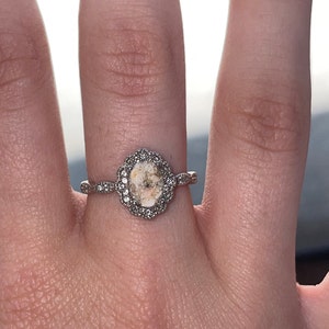 Pet Ash Ring Vintage Style Sterling Ring Pet Ashespet - Etsy