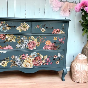 A1 Whimsical Lady Decoupage Paper Redesign With Prima Mulberry - Etsy