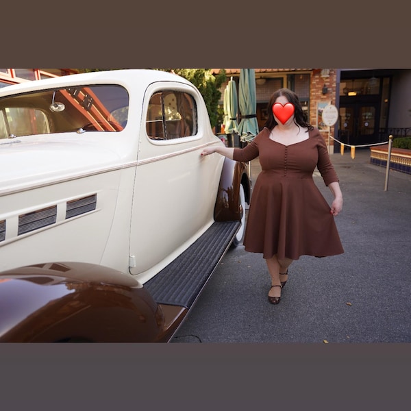 Light Grey Crepe Dress With Lace Overlay Custom Made Aline Vintage ...