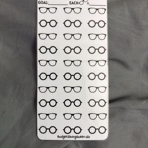 New Glasses Tracker, Eyeglasses Savings Challenge, Opticians Budget ...