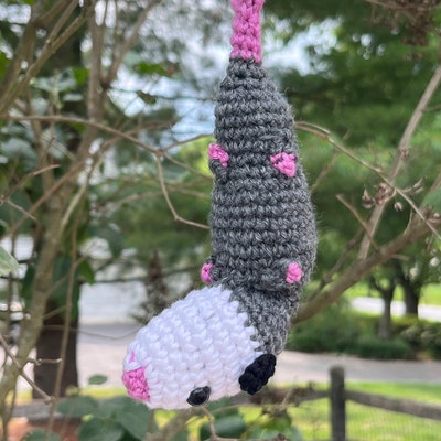 PATTERN: Waffles the Hanging Opossum-crochet Opposum crochet PDF Pattern-digital Download - Etsy
