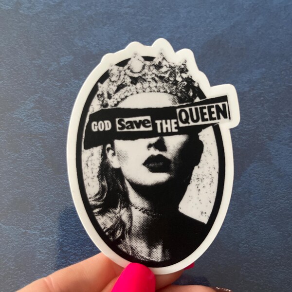 Queen Purple Crown Sticker, Diva Princess Decal, Waterproof Vinyl ...