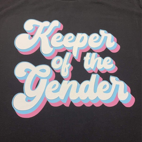 Keeper of the Gender SVG JPG PNG Digital File Vector File Gender Reveal ...