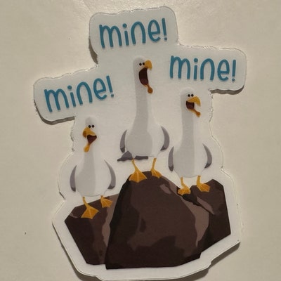 Seagull Mine Mine Mine Transparent Laptop Sticker/ Finding - Etsy