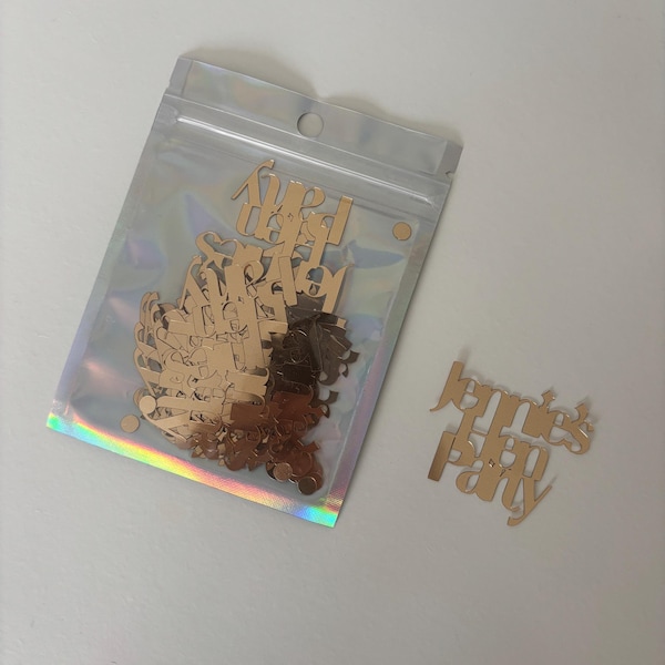 Personalised Engagement/wedding Confetti / Engagement Table Decor ...