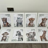 CHOOSE YOUR OWN Boho Safari Jungle Animal Elephant Giraffe Zebra Lion ...