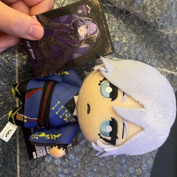 Plushes From Game Twisted Wonderland Diasomia - Malleus Sebek Silver ...