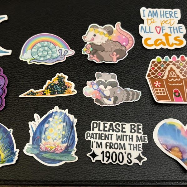 Any 15 Sticker Pack, Sticker Pack, Choose Any 15 Stickers, Custom ...