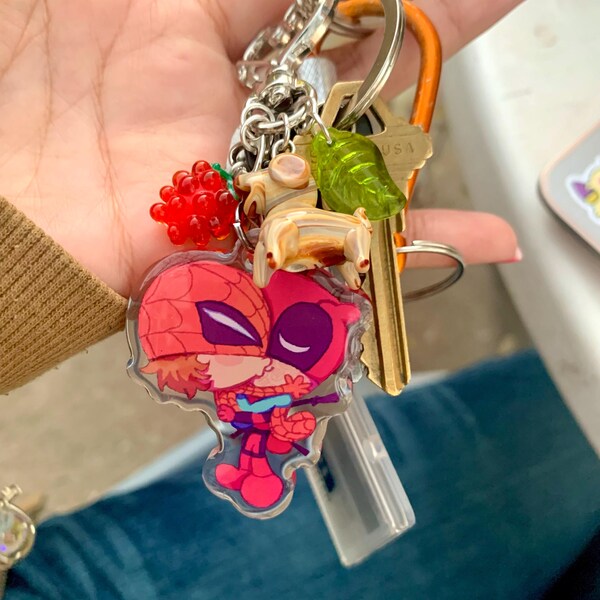 Gyaru Hatsune Miku Acrylic Epoxy Glitter Keychain - Etsy