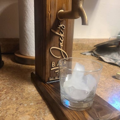 Wooden Computer Tower Stand PC Stand Wheeled Mobile CPU Stand Desktop ...