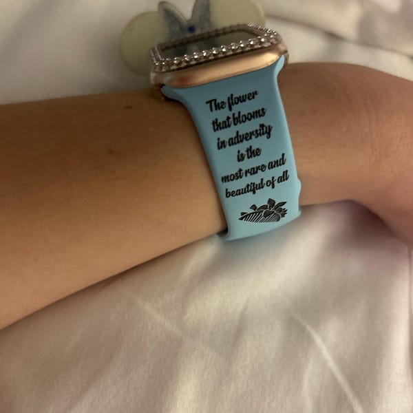Minions Engraved Apple Watch Band, Personalized Watch Band, Apple Watch ...