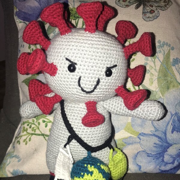 CROCHET PATTERN VIRUS Toy Amigurumi Doll, Amigurumi Doll, Tutorial ...