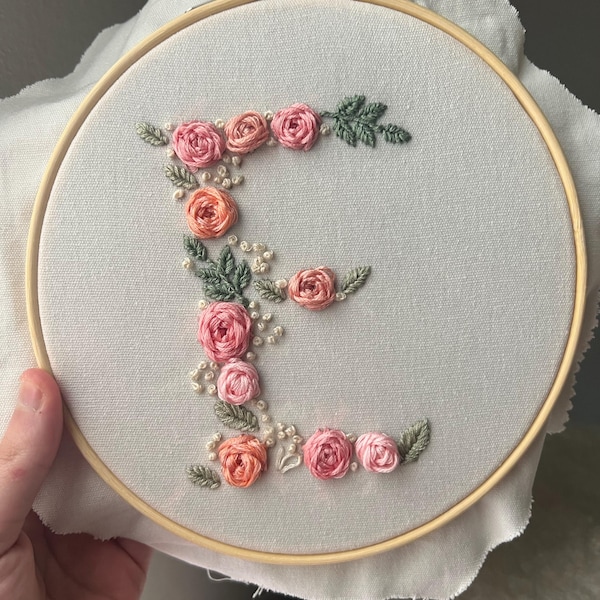 PDF Pattern+ Video Tutorial/alphabet-christmas-hand Embroidery Pattern ...