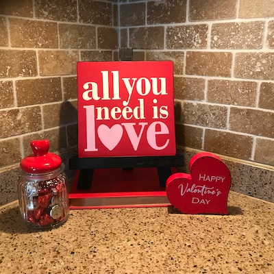 1 All You Need is Love Valentine's Day Stencil. - Etsy