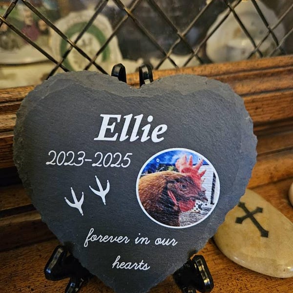 Personalized Rat Memorial Stone, Garden Stone, With Picture, Memorial ...
