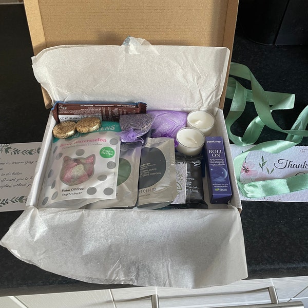 Chemotherapy Care Package, Cancer Gift Box for Woman, Cancer Pamper ...