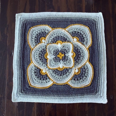 Crochet Hexagon Pattern Shells and Clusters Hexagon PDF Crochet Hexagon ...