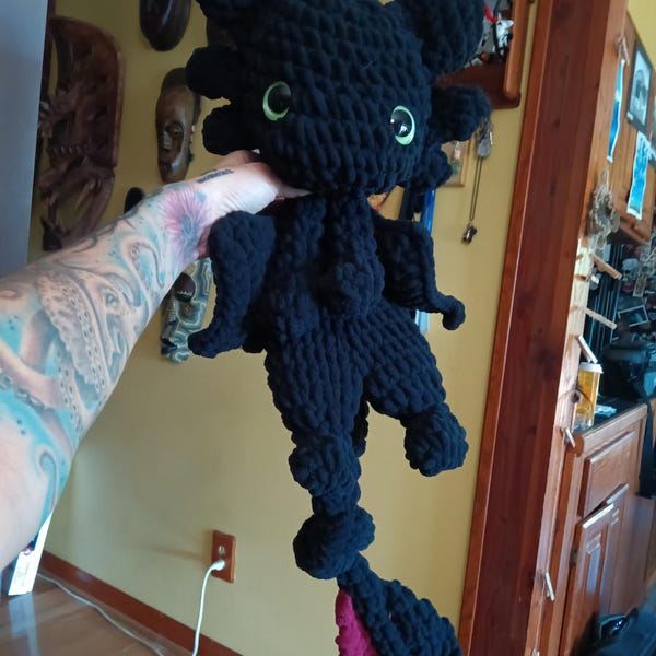 SNUGGLER Version - Nova the Fury Dragon PDF Crochet Pattern - Etsy