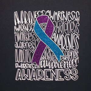 Awareness Typography INSTANT DOWNLOAD Dxf, Svg, Eps, Png, for Use With ...
