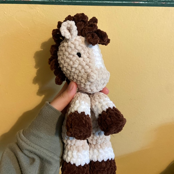 Paylin the Pony SNUGGLER Crochet Pattern | No Sew Low Sew Crochet ...