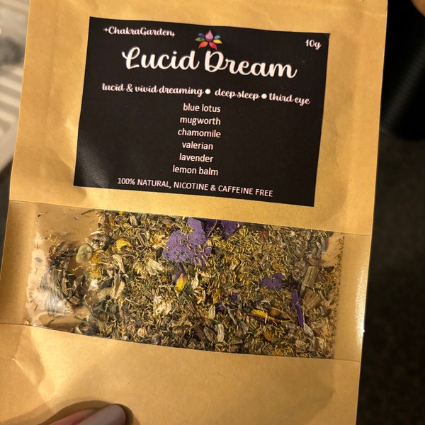 BLUE LOTUS Tincture • Organic • Alcohol Free • Lucid Dreaming, Deep ...