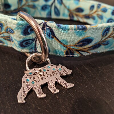 Pet ID Tag Swarovski Butterfly Dog Tag Rhinestone Gems Dog - Etsy