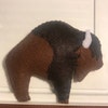 Buffalo Sewing Pattern, American Bison, Felt Ornament, Christmas ...