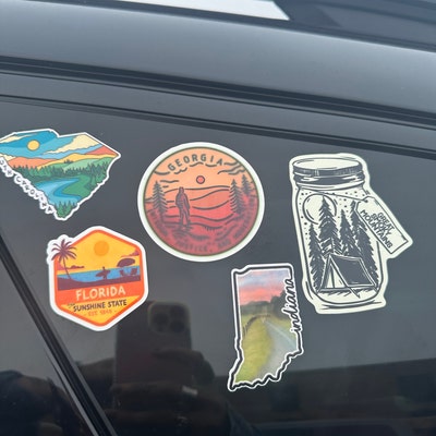 Florida Sticker Florida State Shaped Sticker Florida Native - Etsy