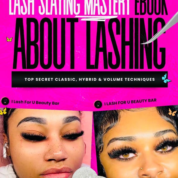 PLR Ebook 30 Pages, Lash Ebook Cover, Lash Ebook Template, Lash Ebook ...