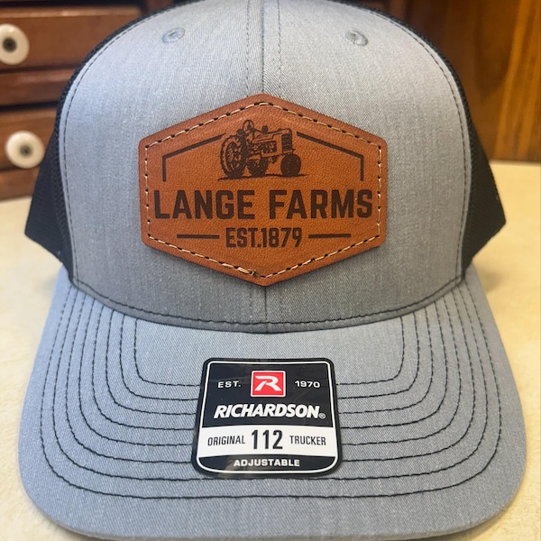 Richardson 112FPR ROPE HAT Laser Engraved Leather Patch Hat-pheasant ...