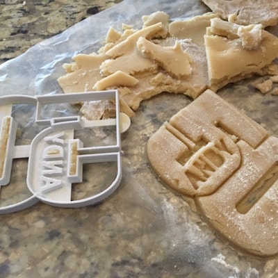 Custom Monogram Circle Cookie Cutter Personalized Initials Birthday ...