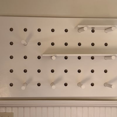 Large Hole Pegboard Organizer Multiple Sizes - Etsy